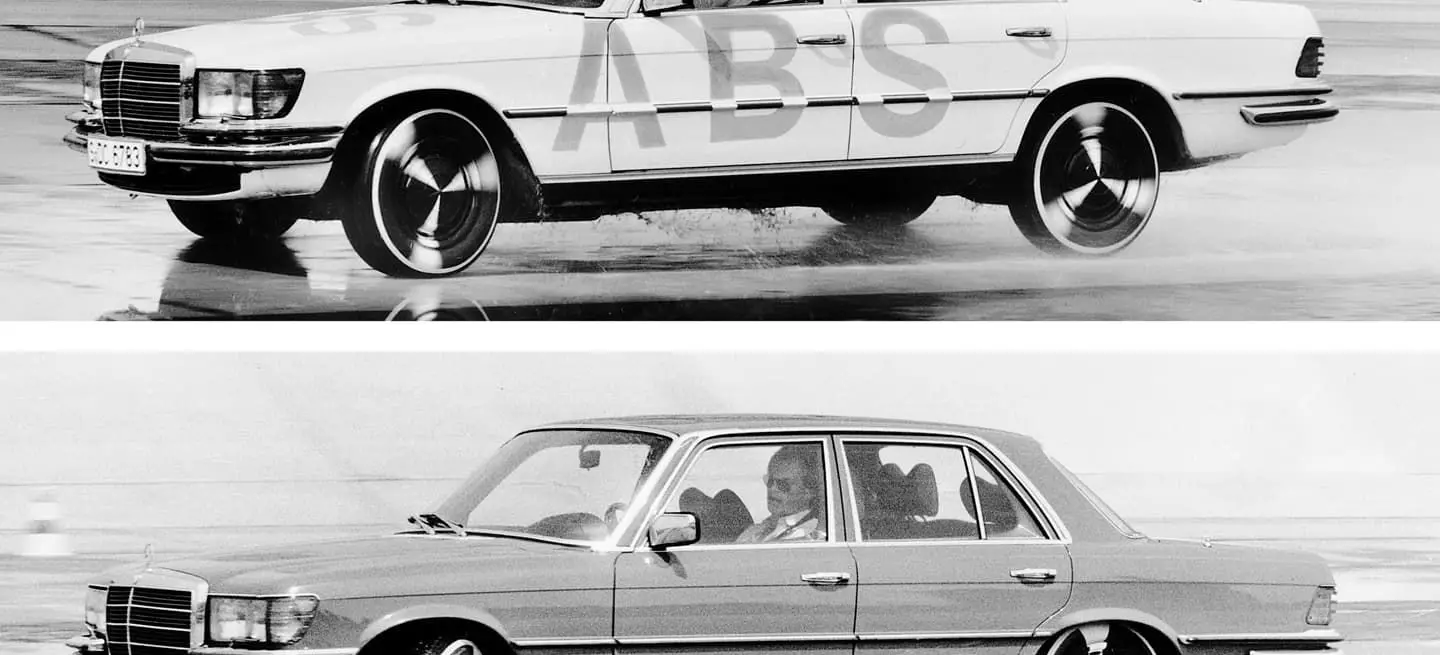 Premiere de 1978 en Mercedes Benz S Klasse: 40 Jahre Anti Blockier System