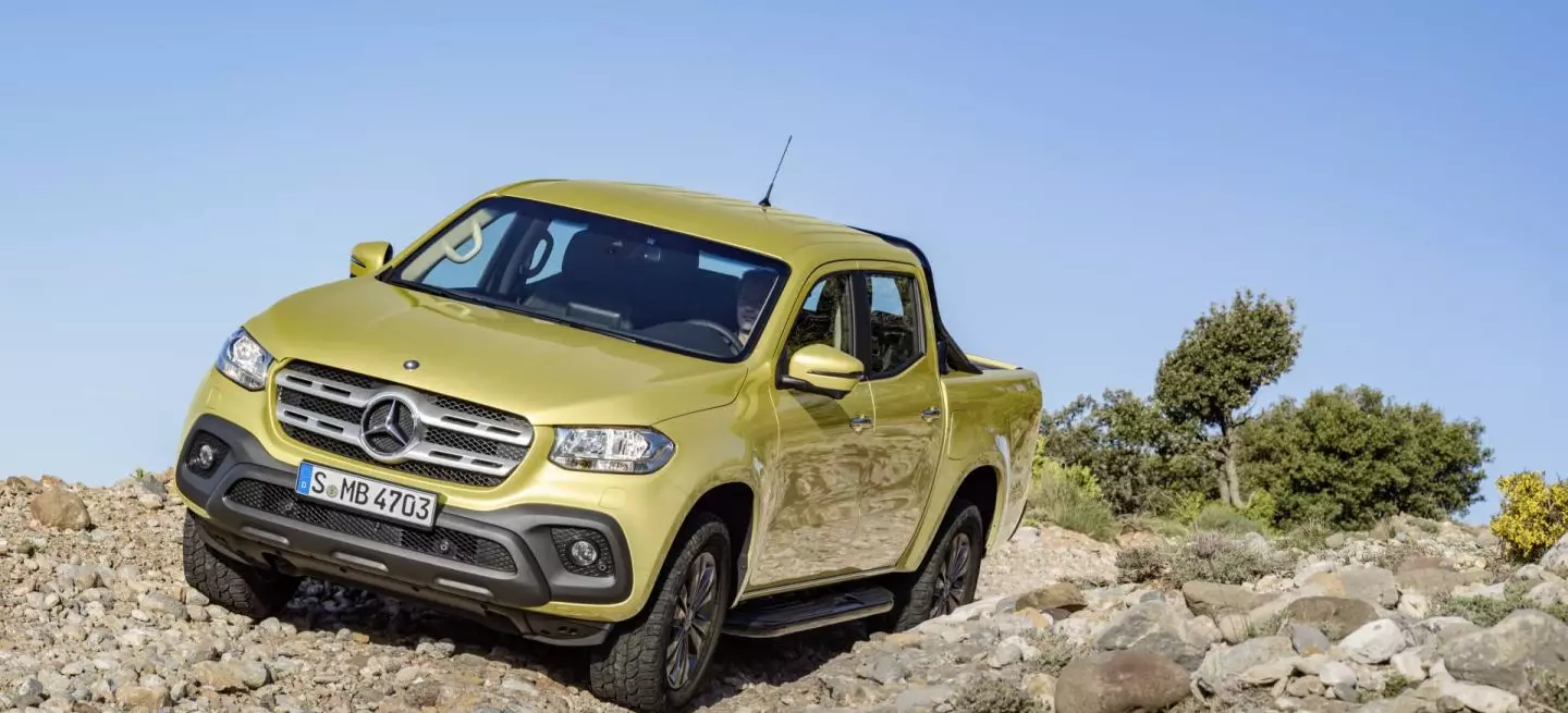 Mercedes-Benz X-Klasse – బాహ్య, Limonitgelb మెటాలిక్, Auss