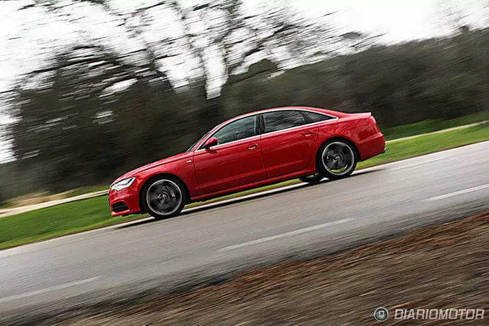 Audi A6 3.0 BiTDI, туршиж үзсэн. Үүнийг онцгой болгодог түлхүүрүүдийг хадгалах нь: тав тух, орон зай, чанар 142758_2