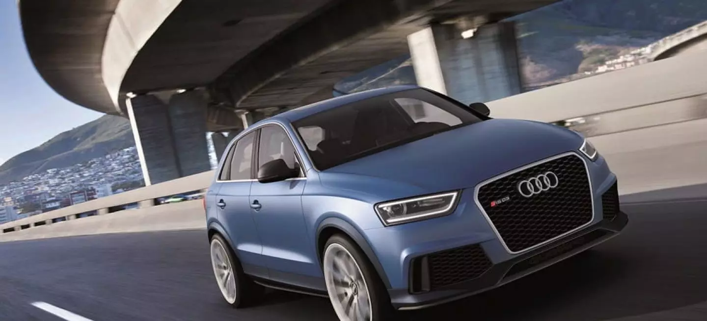 Audi RS Q3 concept/Fahraufnahme