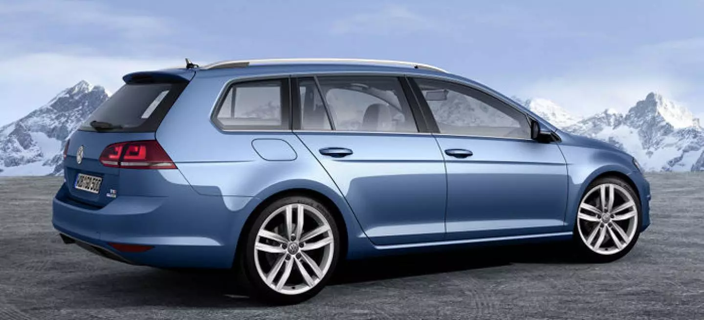 Volkswagen Golf Variant: eerste beelden van de gezinsversie 144069_1