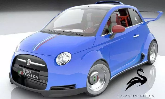 Lazzarini Design 550 Italia, Ferrari V8 motordun Fiat 500 proiektua