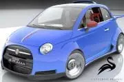 Lazzarini Design 550 Italia, Ferrari V8 motordun Fiat 500 proiektua 146126_5