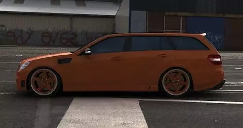 Mercedes E-Class 63 AMG Esetete e GWA-Tuning