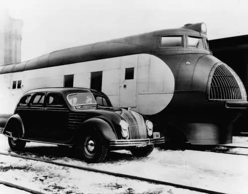 Chrysler Airflow, o primeiro coche deseñado no túnel de vento