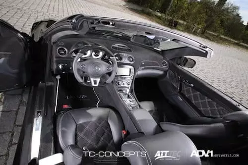 Mercedes SL convertido para SL 65 AMG Black Series pela TC Concepts