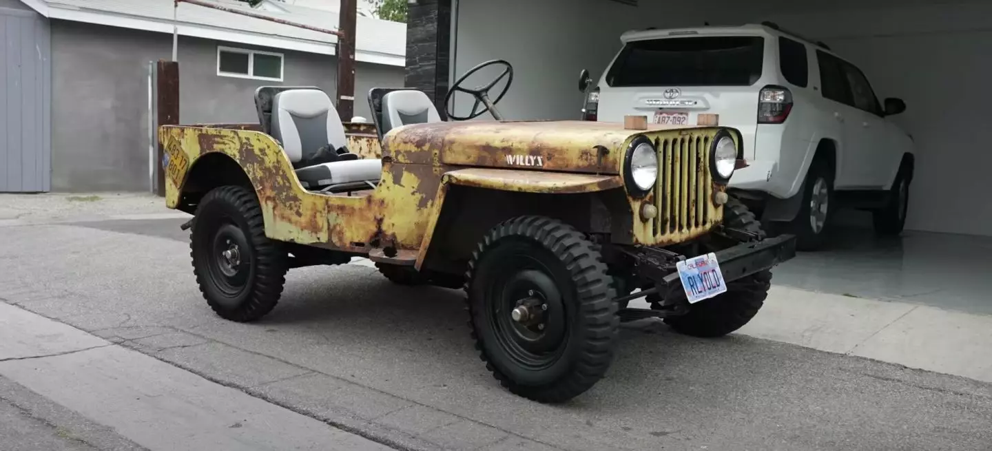 Jeep Willys Rusty Driving Video 2