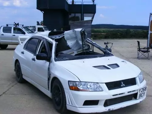 Mitsubishi Lancer EVO VII разбіўся на Top Gear