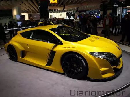 Renault Megane Coupe Trophy in Paris 2008