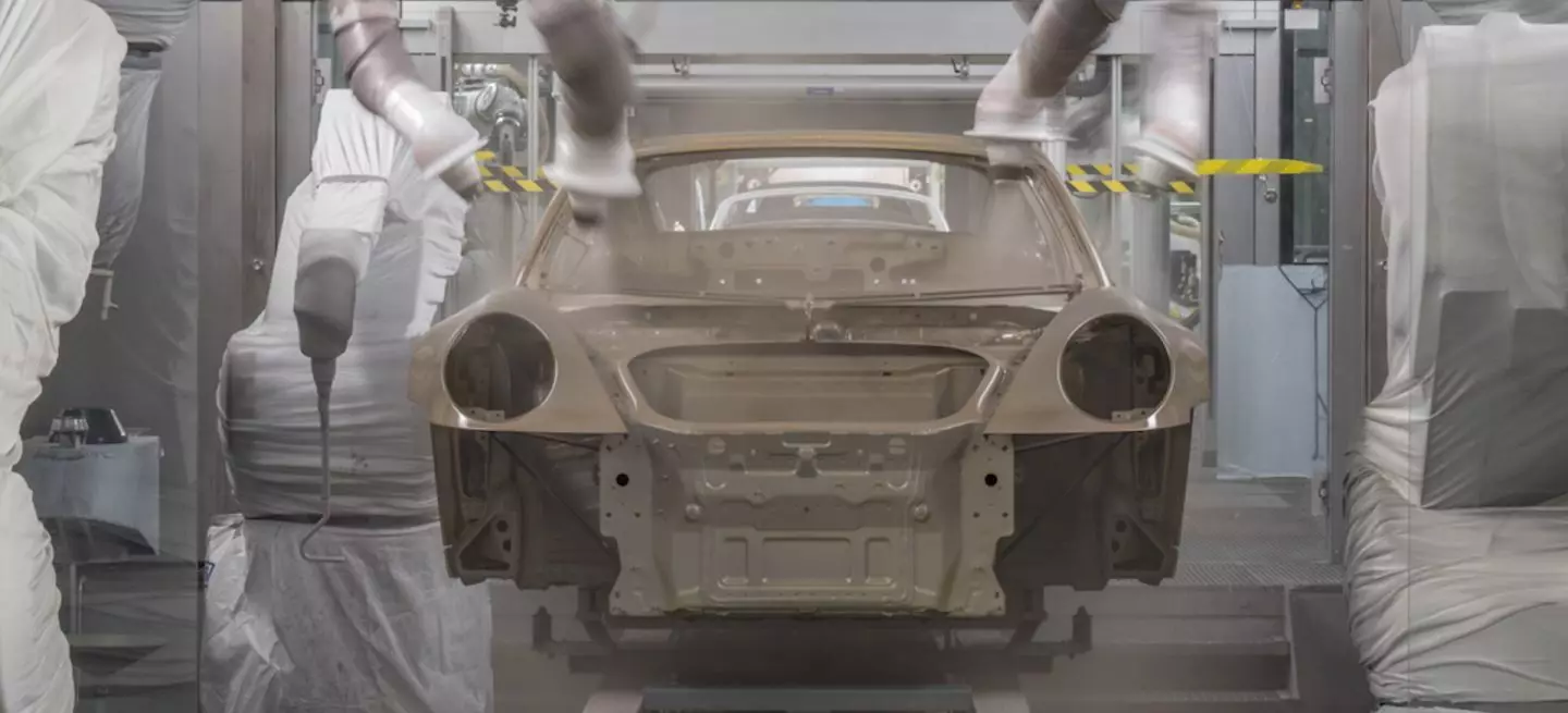 Porsche 911 Creation Process الخاصة نقاط الرسم 7