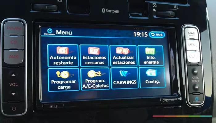 nissan leaf multimedia system