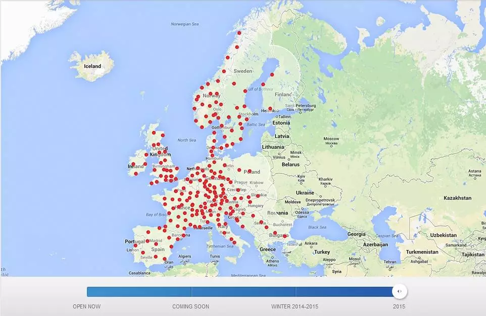 Tesla Superchargers