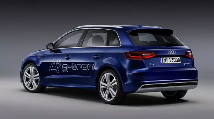 Audi A3 Sportback g-tron: ieu bakal Audi Powered by e-gas jeung CNG