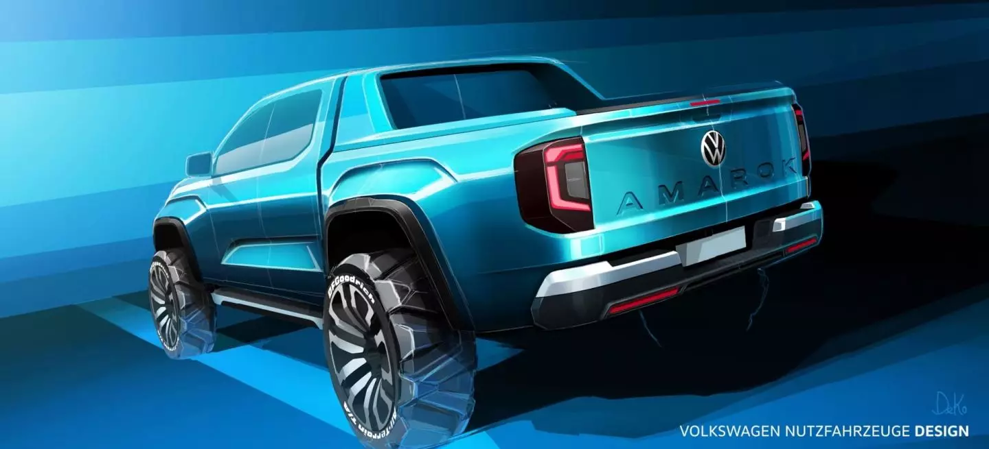 Volkswagen Amarok 2023 Skisser 0222 02