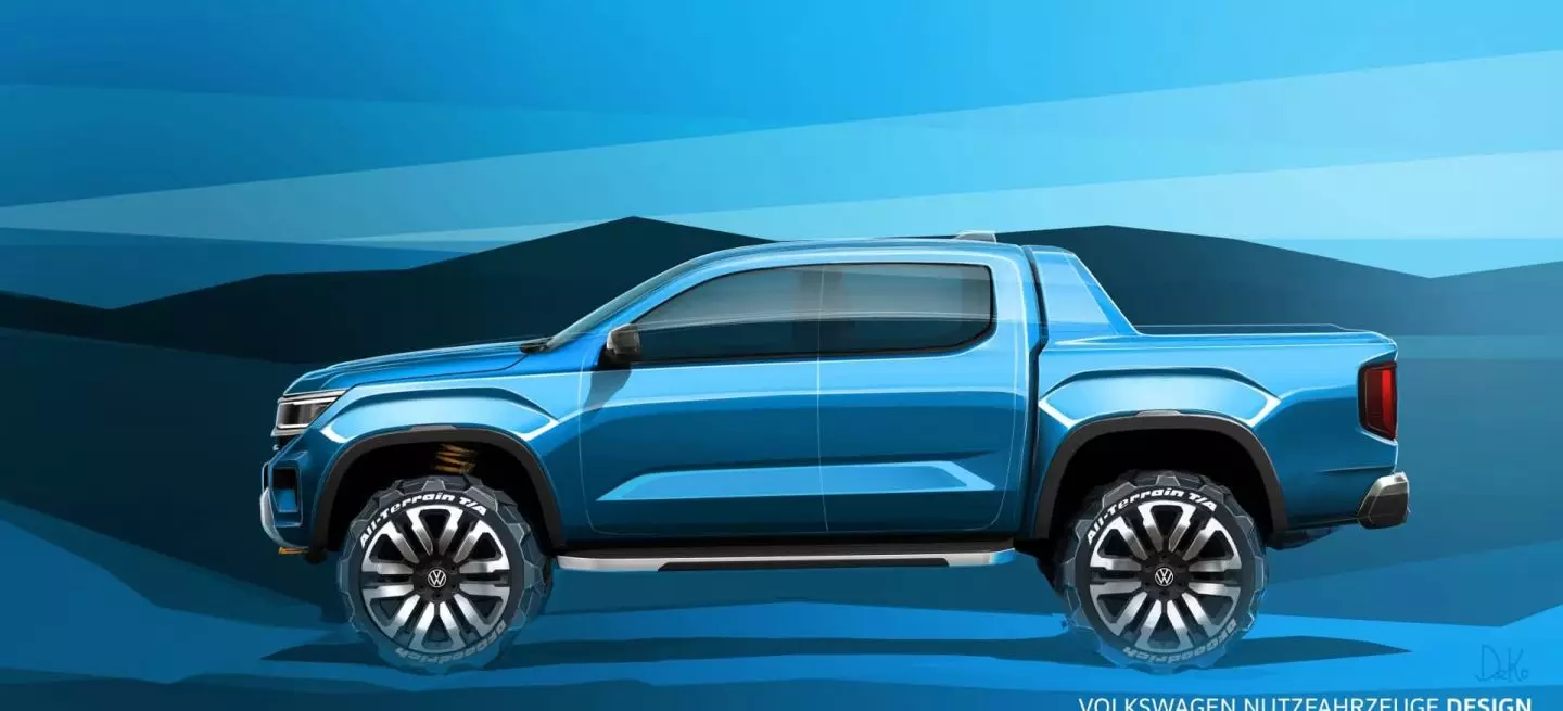 Sketsa Volkswagen Amarok 2023 0222 01