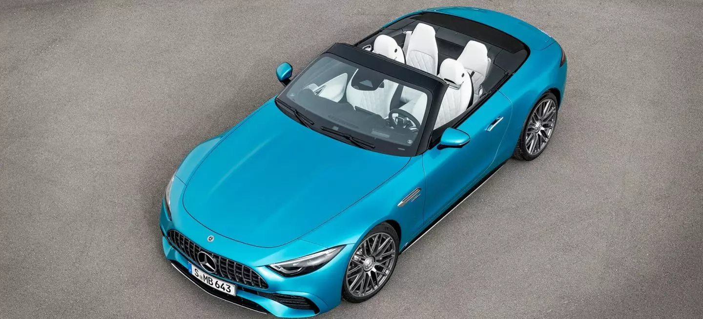 Mercedes Amg Sl 43 Blue 2022 30