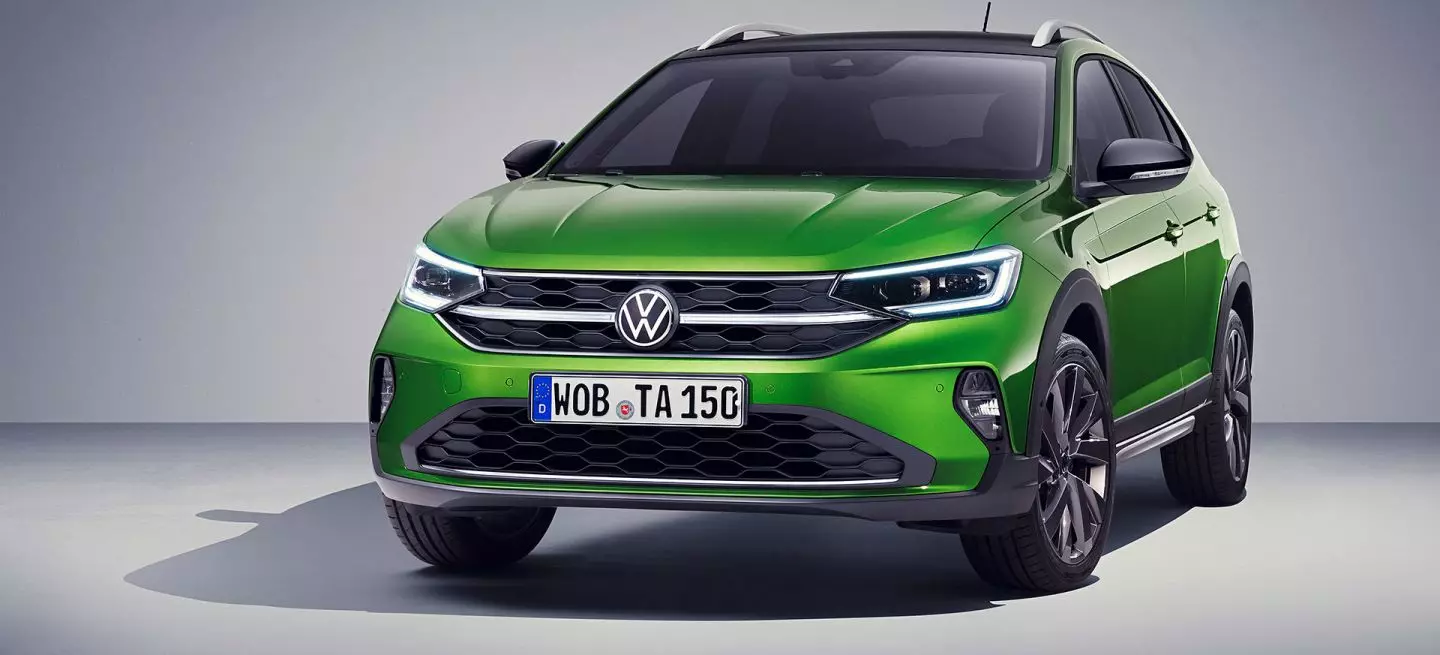 Volkswagen Taigo 2022 Predná zelená Visual Green 01