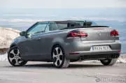 Кабриоташавандаи Volkswagen Golf GTI. Барои санҷиши динамикаи конвертатсияшавандаи паймон бо 211 CV қудрат 31444_11