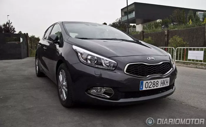 Kia Cee'd 2013, presentation och test i Madrid. Exteriör.