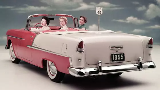 Кабрыялет Chevrolet Bel Air 1955 года