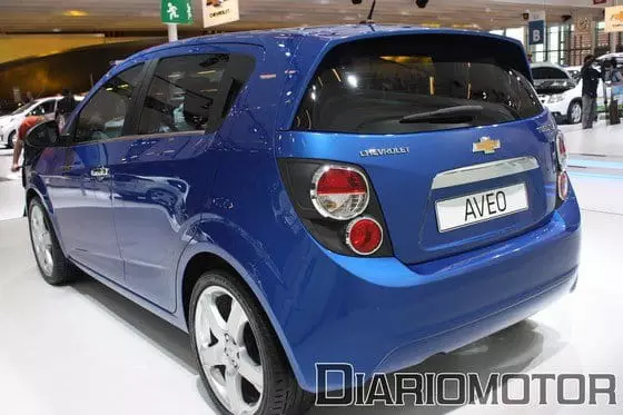 Chevrolet Aveo, mutil bihurria Parisen agerian dago