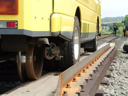 L'autobús-ferrocarril de Japan Rails Hokkaido