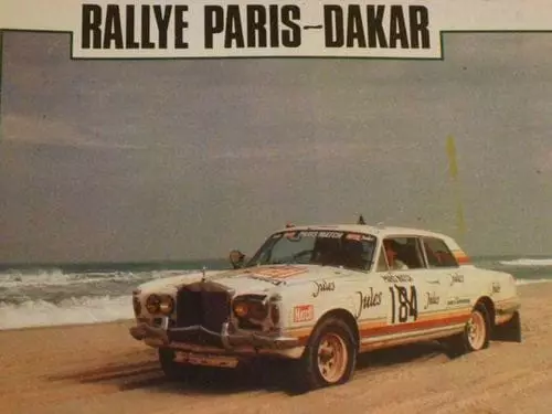 Rolls-Royce Corniche Jules, te koop 'n veteraan van die Parys-Dakar