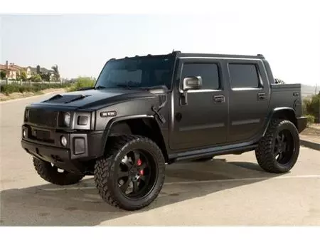 STRUT Matte Black Hummer H2, még fenyegetőbb