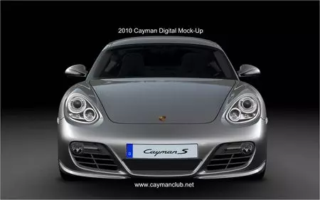 Porsche Cayman 2010, видян от един от феновете му