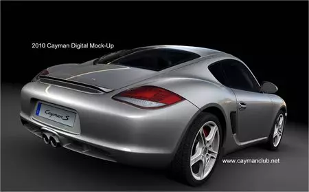 Porsche Cayman 2010, gesien deur een van sy aanhangers