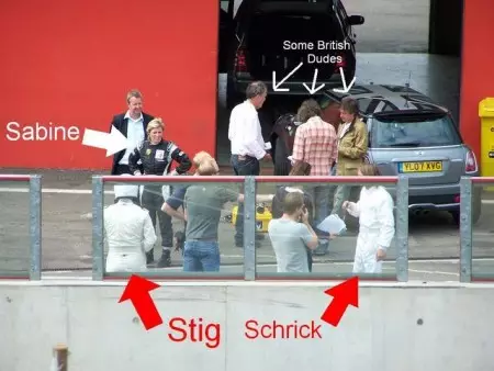 Stig Top Gear atidengtas pilotas