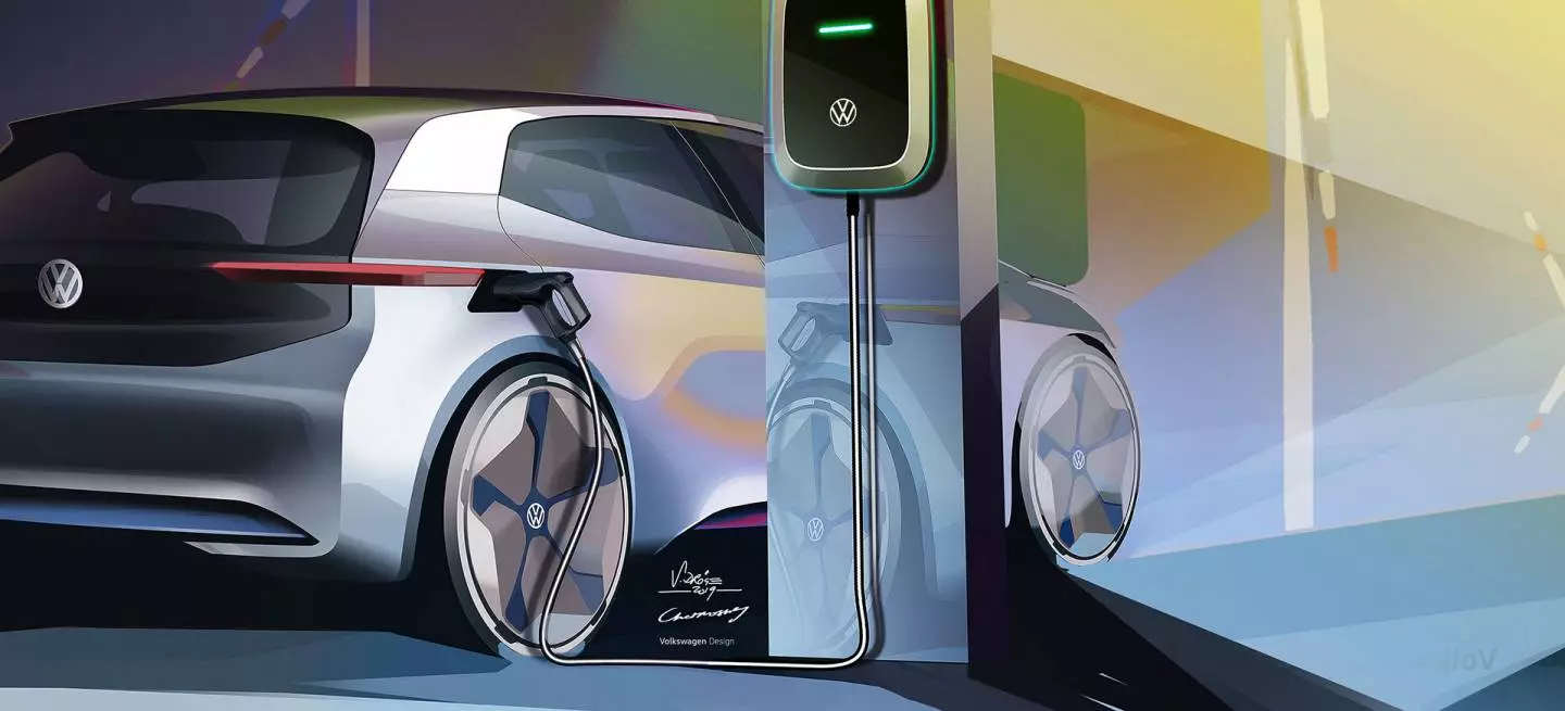 Volkswagen Electric Car 2019 Charger