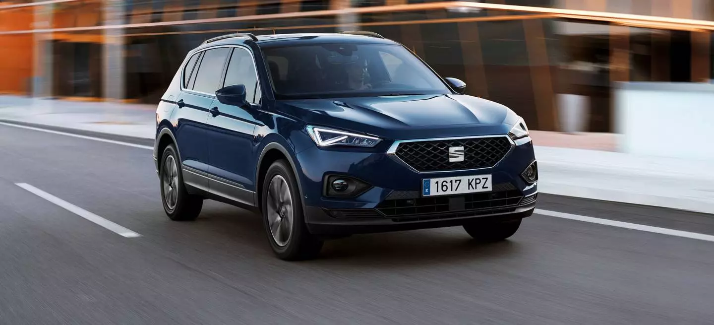 Seat Tarraco 2019 Blue Kanpoko Aurrealdea