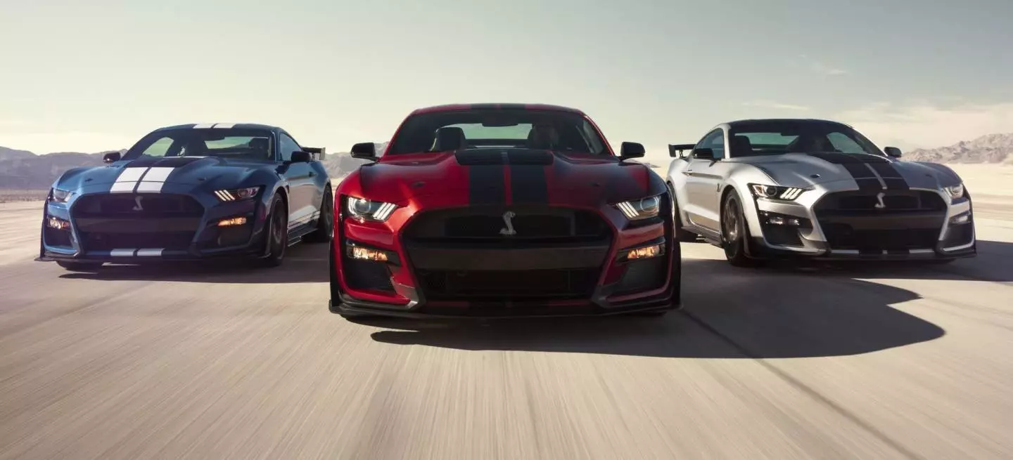 2020 Mustang Shelby Gt500 කාබන් ෆයිබර් ට්‍රැක් පැකේජය