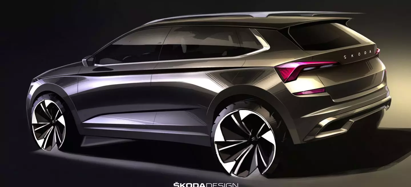 Skoda Kamiq 2019 суреттер эскиздері 02