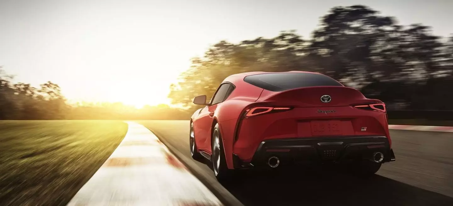 Toyota Supra Red Rear 2019 002