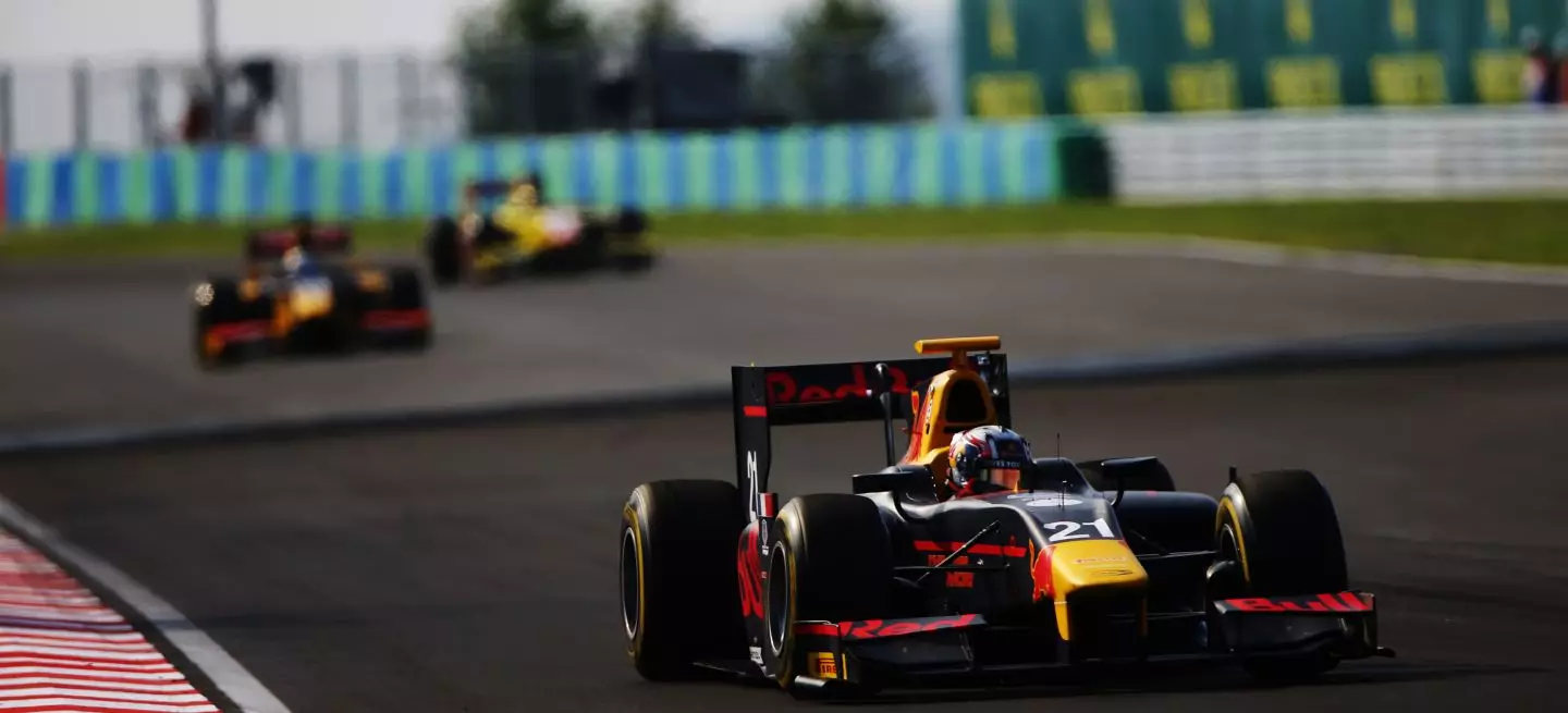 Пьер Гасли GP2 Hungaroring 2016