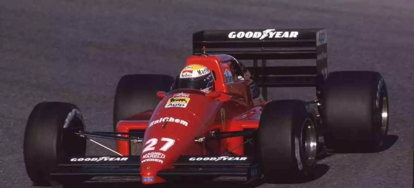 Roberto Moreno Ferrari Test 1988