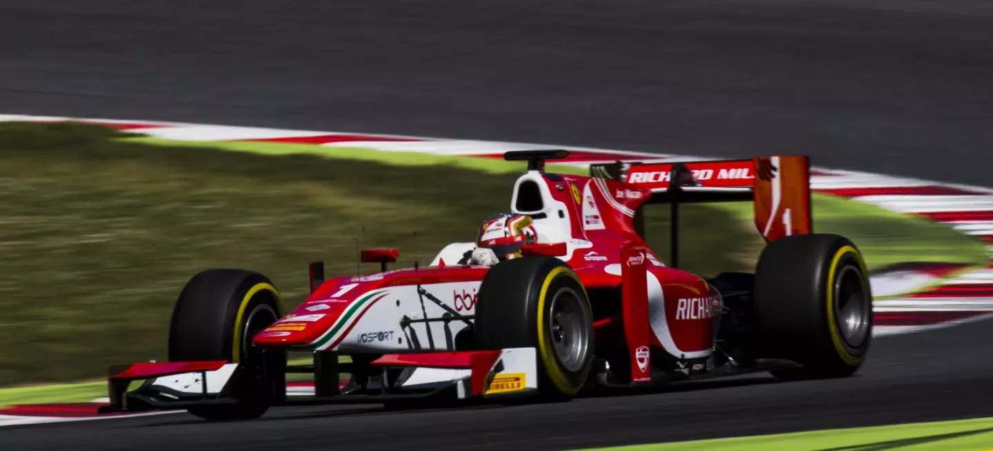 Charles Leclerc F2 Barcelona 2017