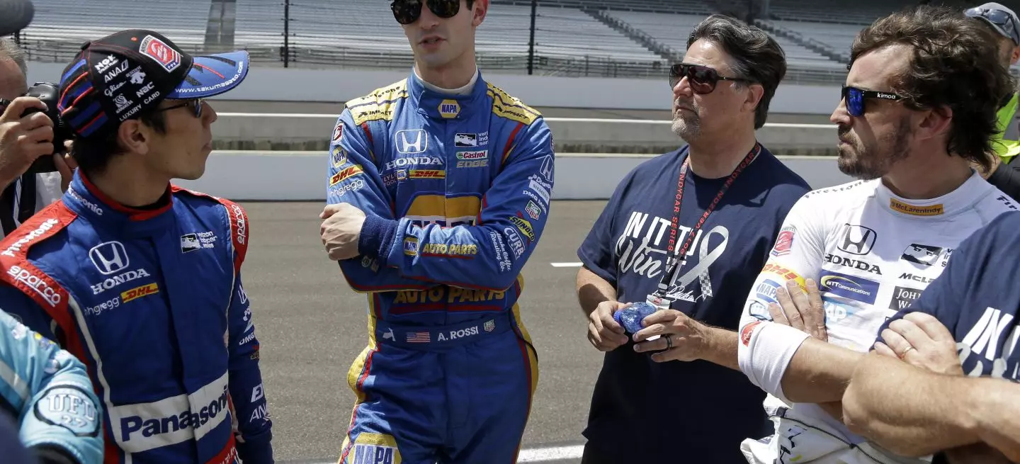 Michael Andretti, Takuma Sato, Alexander Rossi, Fernando Alonso